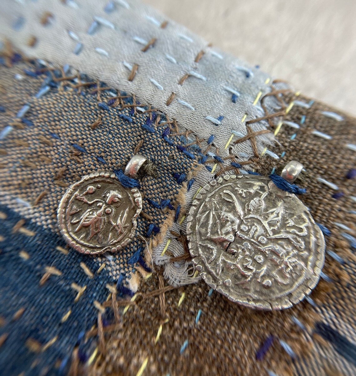 Recycled Textiles / Repurposed Vintage Fabric Art Wallet - Etsy