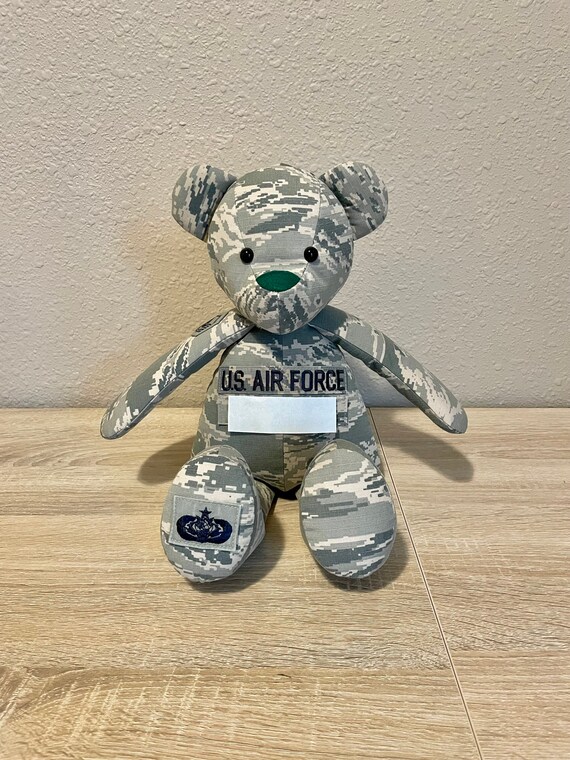 Military Memory Bear Memory Bear Uniform Bear Military - Etsy