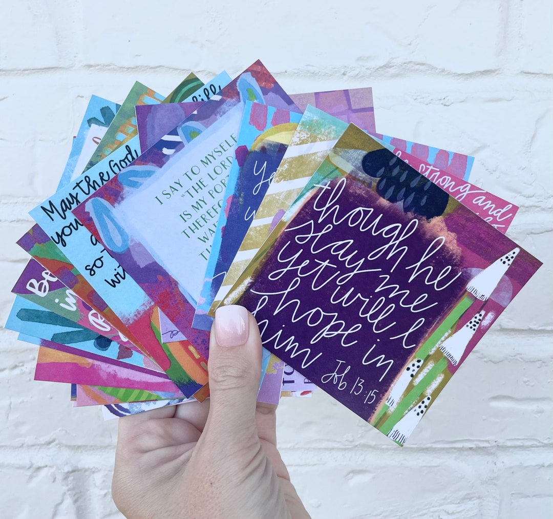 Scripture Cards of Hope - Etsy