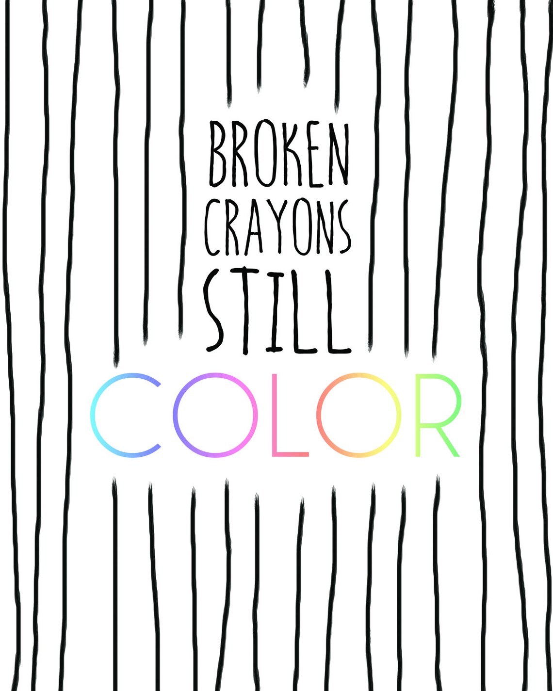 Broken Crayons Still Color Printable - Etsy