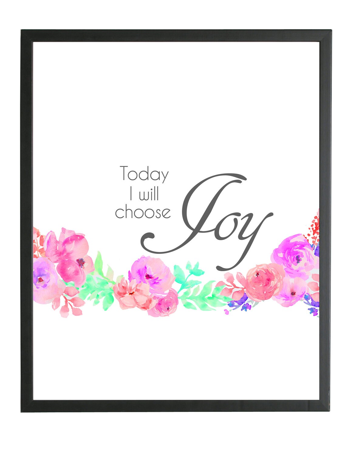 Today I Choose Joy Printable | Etsy