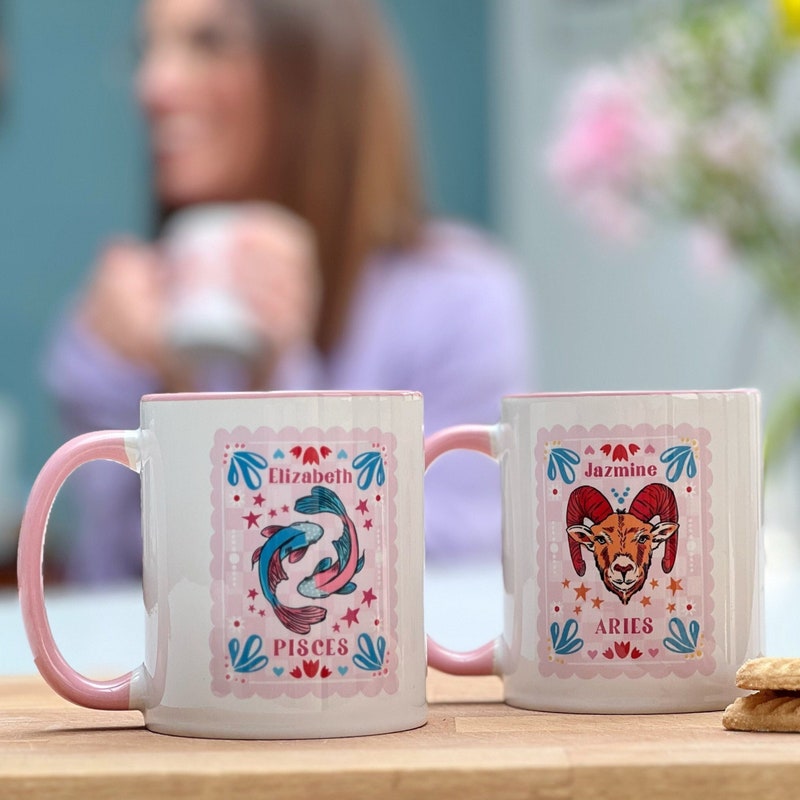 Zodiac Mugs - Etsy