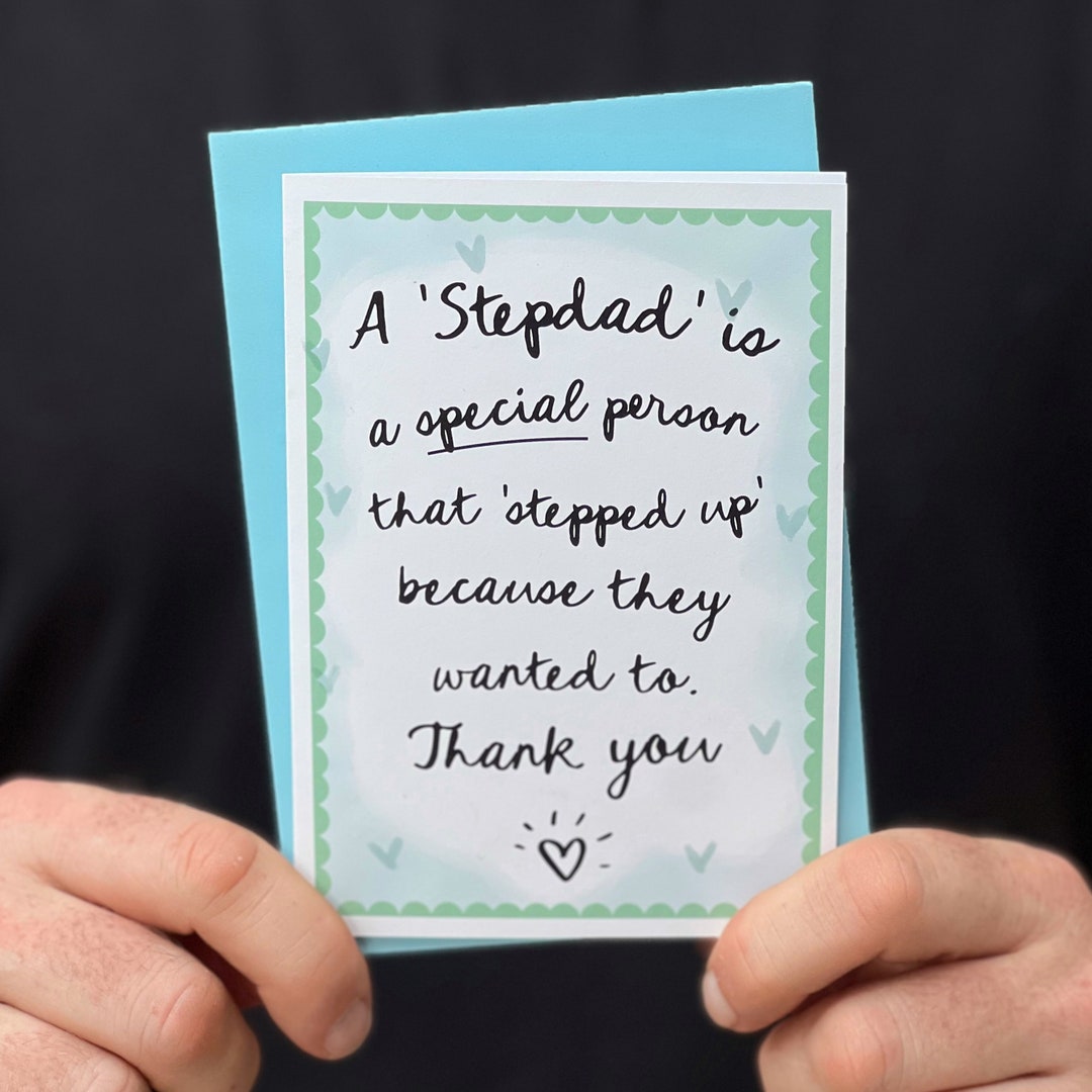 Stepdad Card - Special Stepdad - Fathers Day Card - Etsy