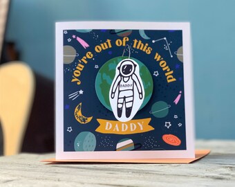 Personalised Fathers Day Card I Love Daddy Card - Etsy