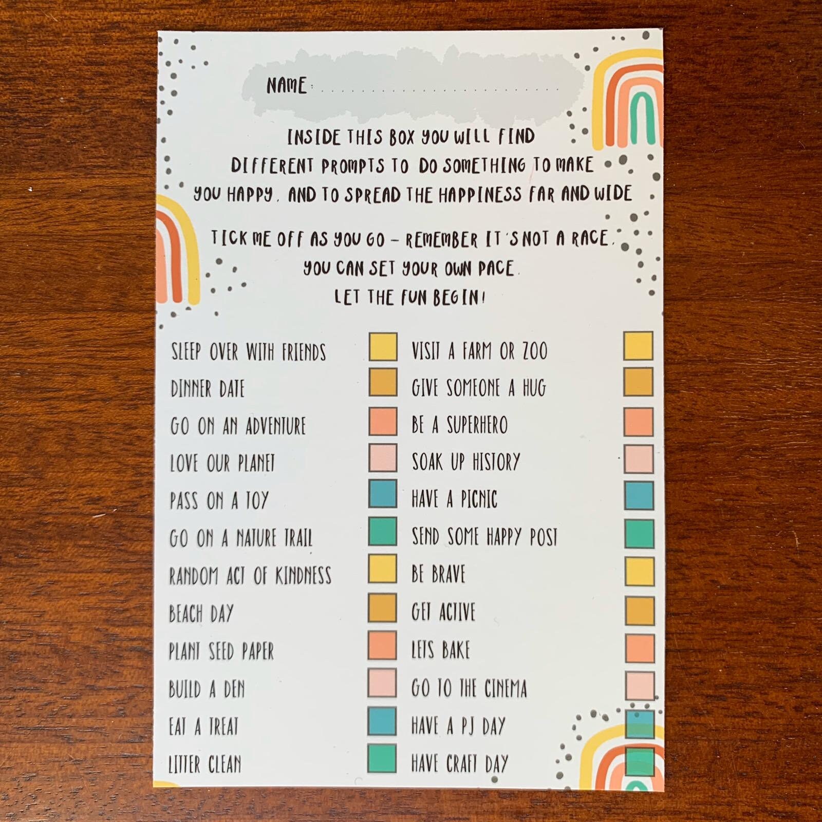 The Little Happy Kit for Kids Box to Promote Happy Feel - Etsy