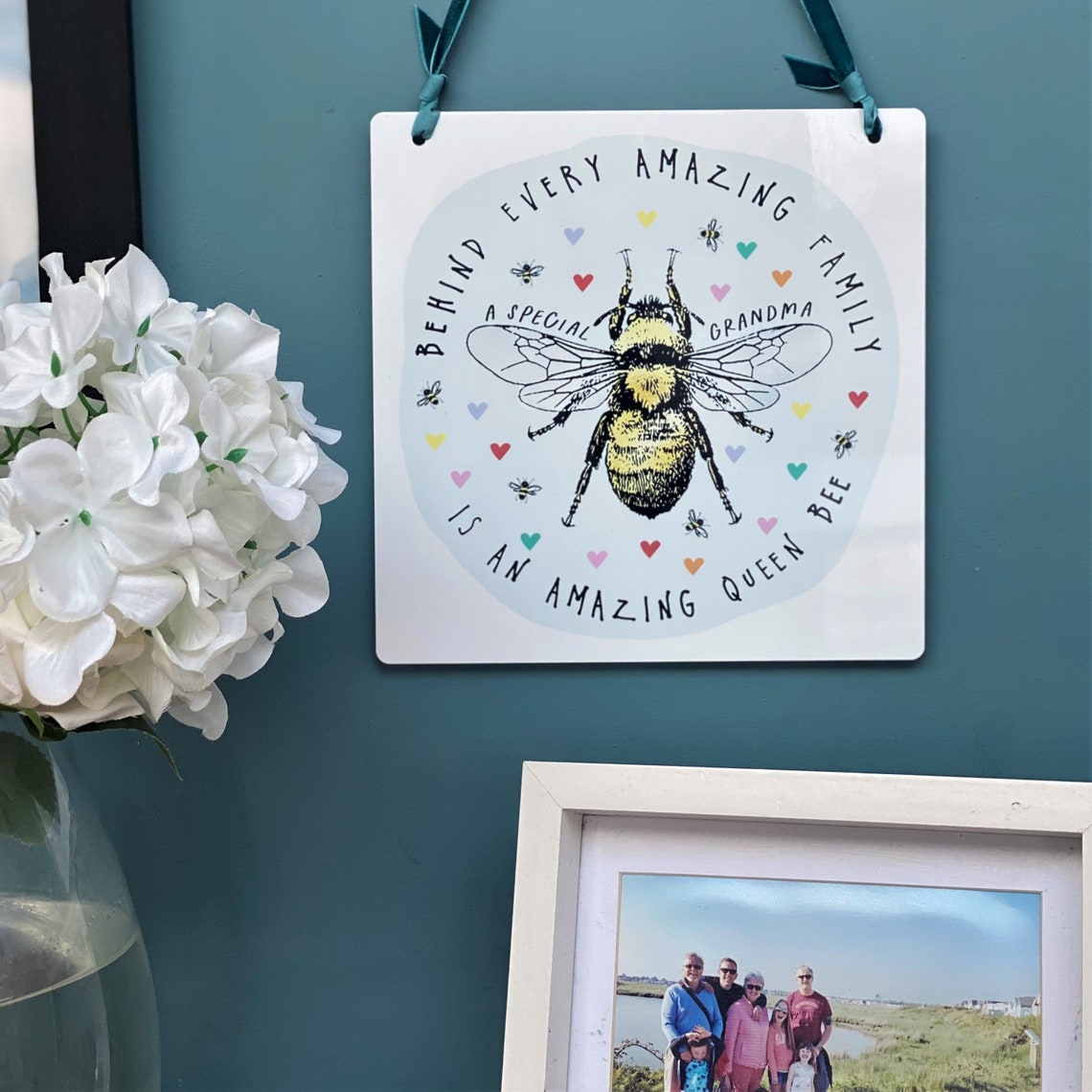 Queen Bee Sign Personalised Metal Sign Mothers Day | Etsy