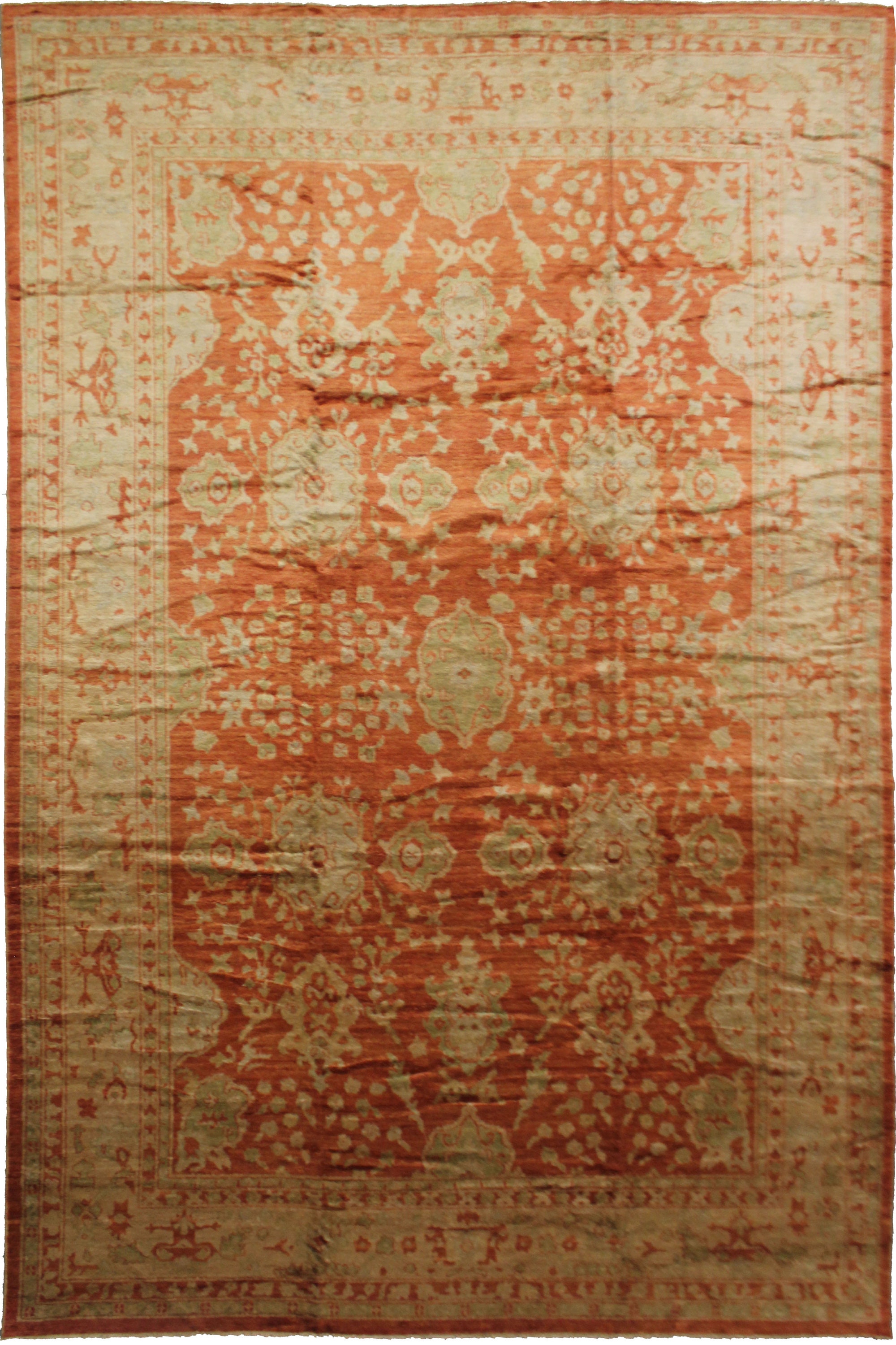 Aara Rugs Inc. Hand Knotted Fine Oushak Rug - 16'3" X 12'2" - Etsy