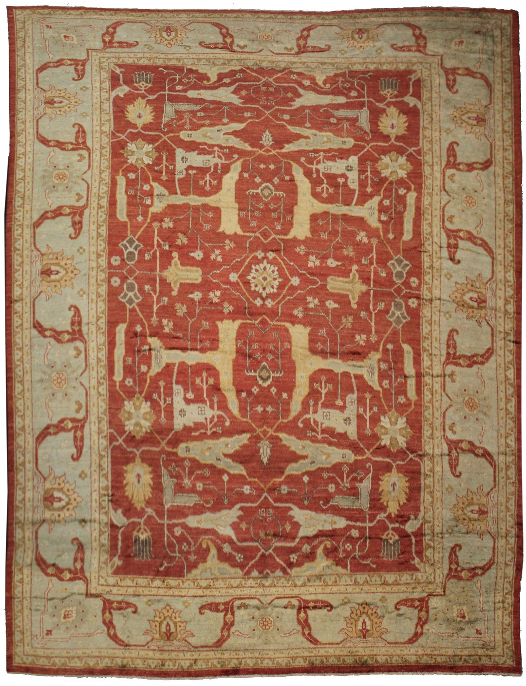 Hand Knotted Fine Oushak Rug by Aara Rugs Inc. 13'3 - Etsy UK