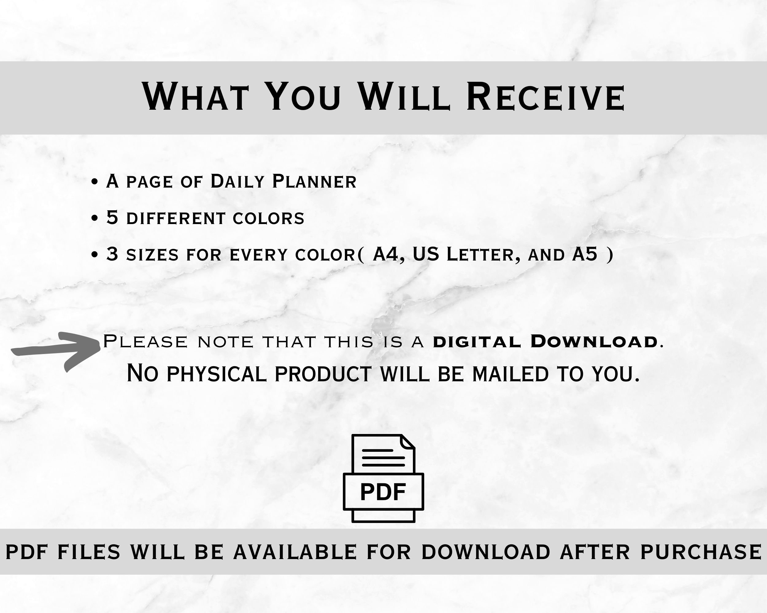 Digital Daily Planner | Self-care Tracker | Printable Daily Planner ...