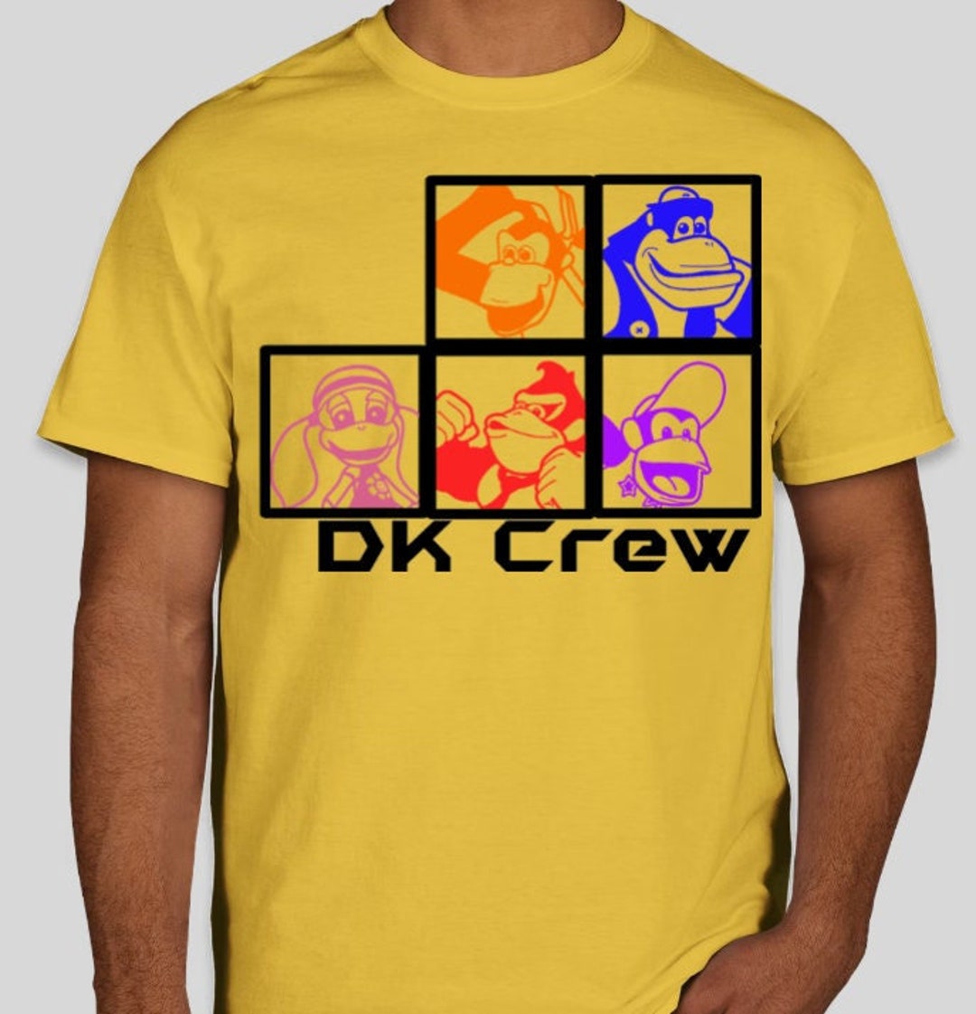 DK Crew N64 T-shirt - Donkey Kong Unisex Tee - Etsy