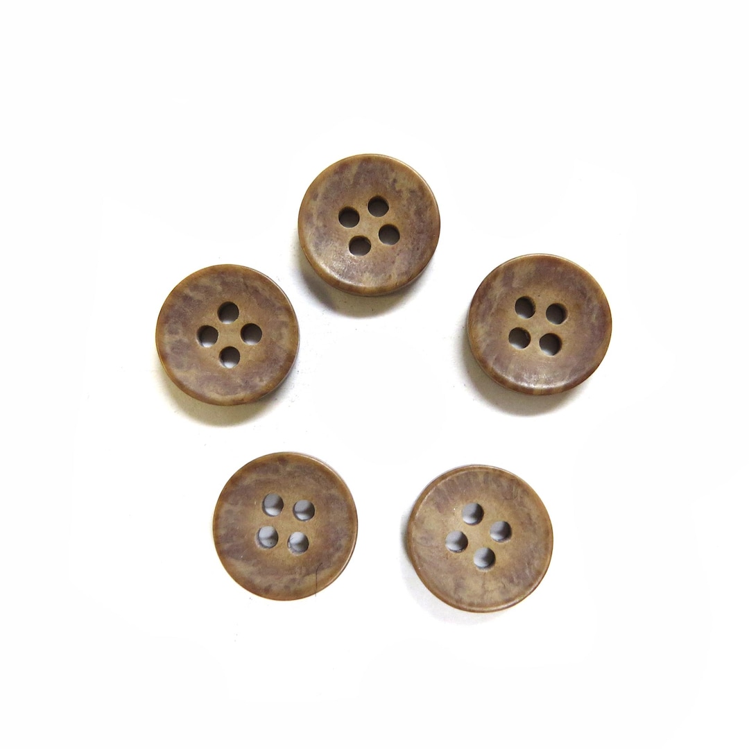 Matte Shell Buttons, 24 Line, 5/8" (15 Mm) - Pack of 6 - Etsy