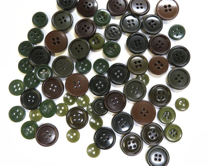 Assorted Military Buttons - Pack of 60 - Etsy