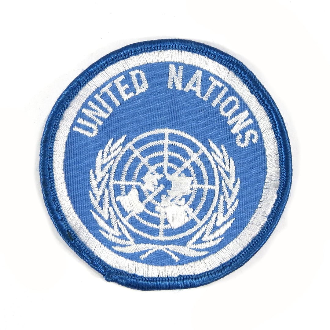 United Nations UN Sleeve Patch theater Made - Etsy