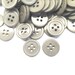 Light Grey Buttons, 27 Line, 43/64" (17 Mm) - Pack of 100 - Etsy