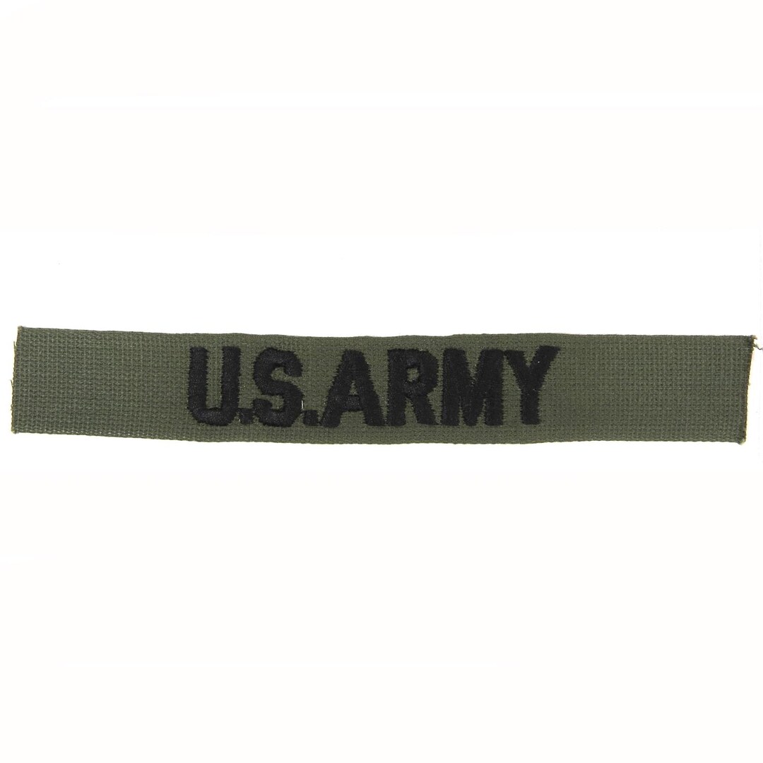 U.S. ARMY Name Tape - OD (bold Script) - Etsy