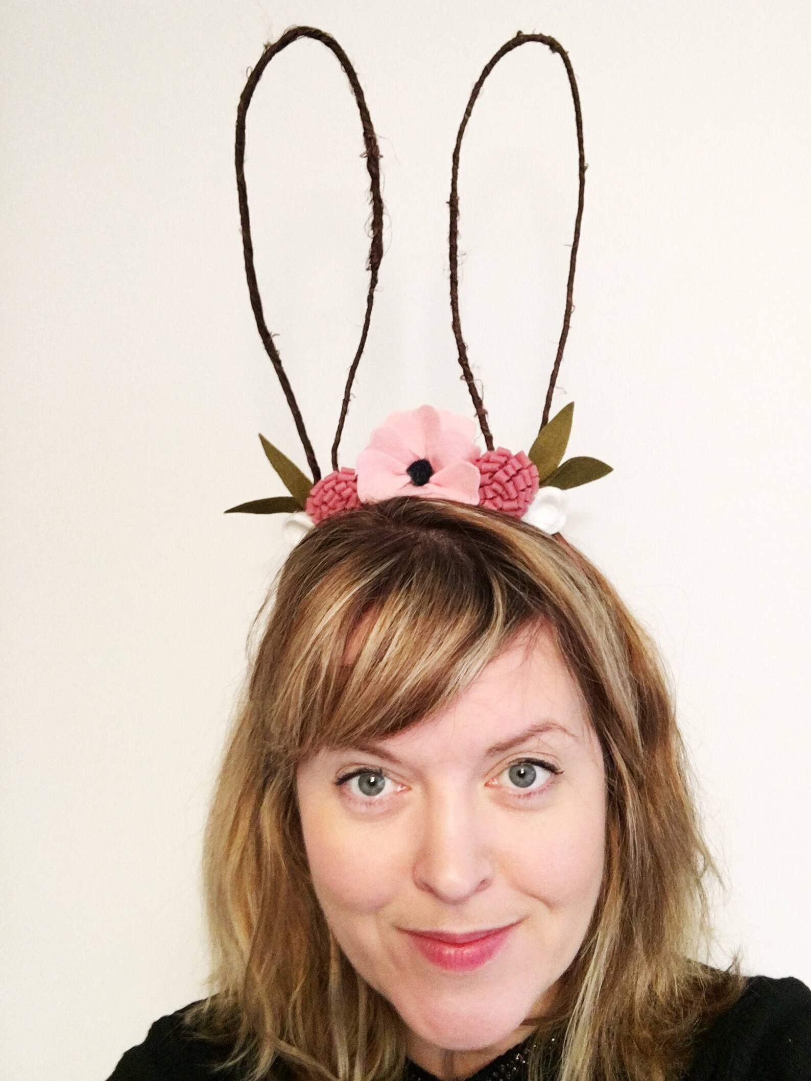 Bunny Ears Crown Headband Easter Crown Flower Spring | Etsy