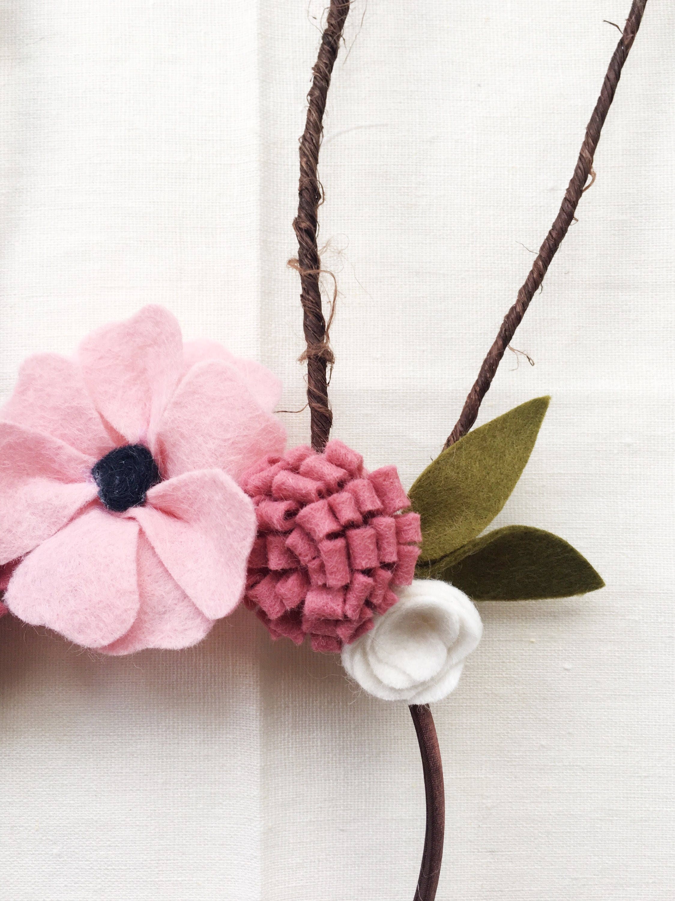 Bunny Ears Crown Headband Easter Crown Flower Spring | Etsy