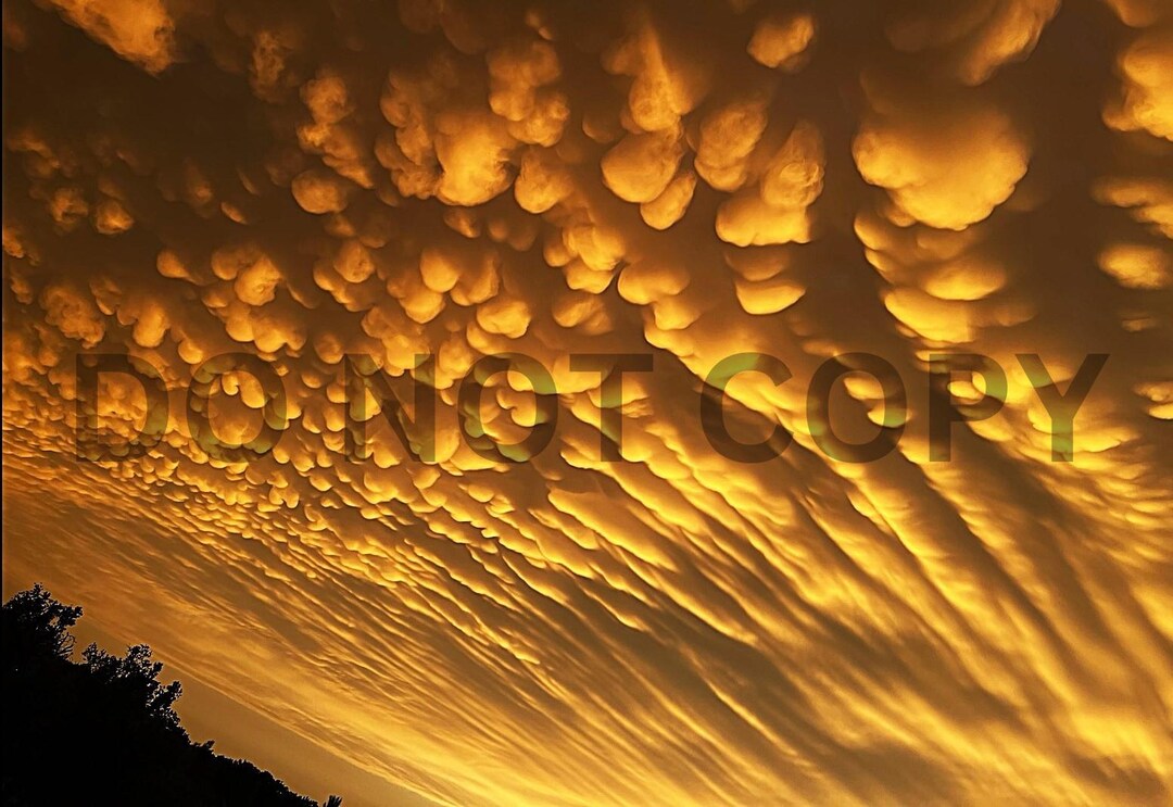 Mammatus Clouds - Digital Download - Image - Royalty Free - Photography - Real - Etsy