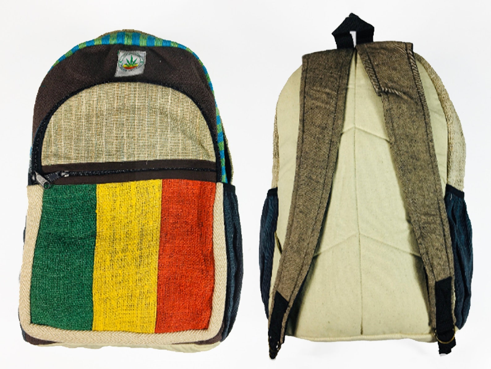 100% Hemp Backpack Rucksack Laptop Bag Hand Crafted Eco | Etsy