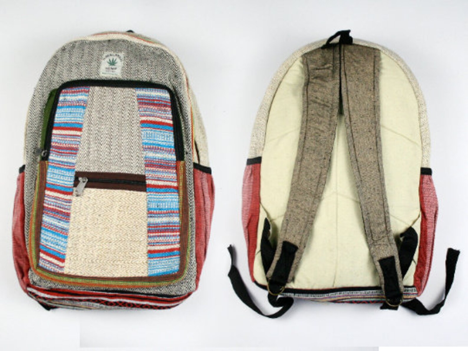 100% Hemp Backpack Rucksack Laptop Bag Hand Crafted Eco - Etsy