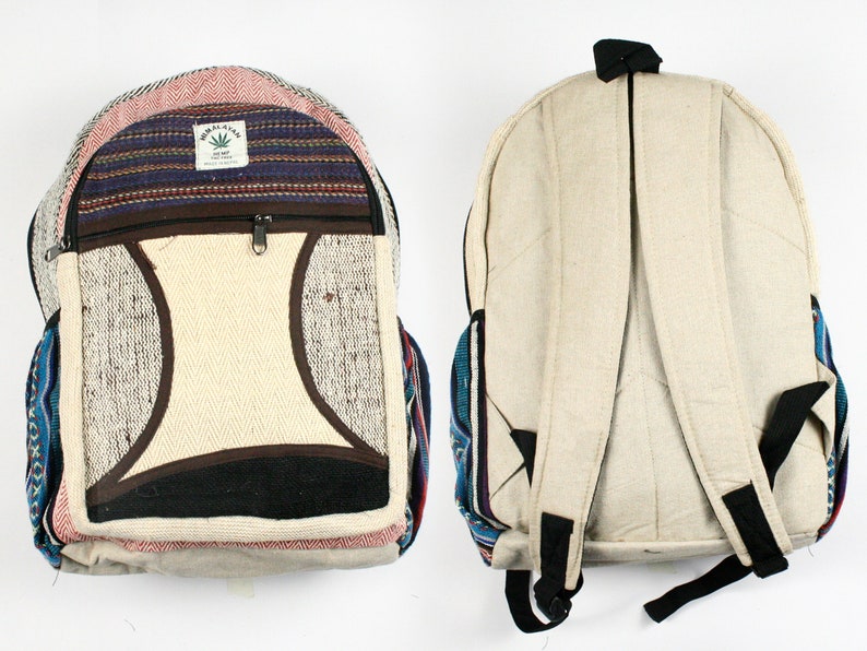 100% Hemp Backpack Rucksack Laptop Bag Hand Crafted Eco | Etsy