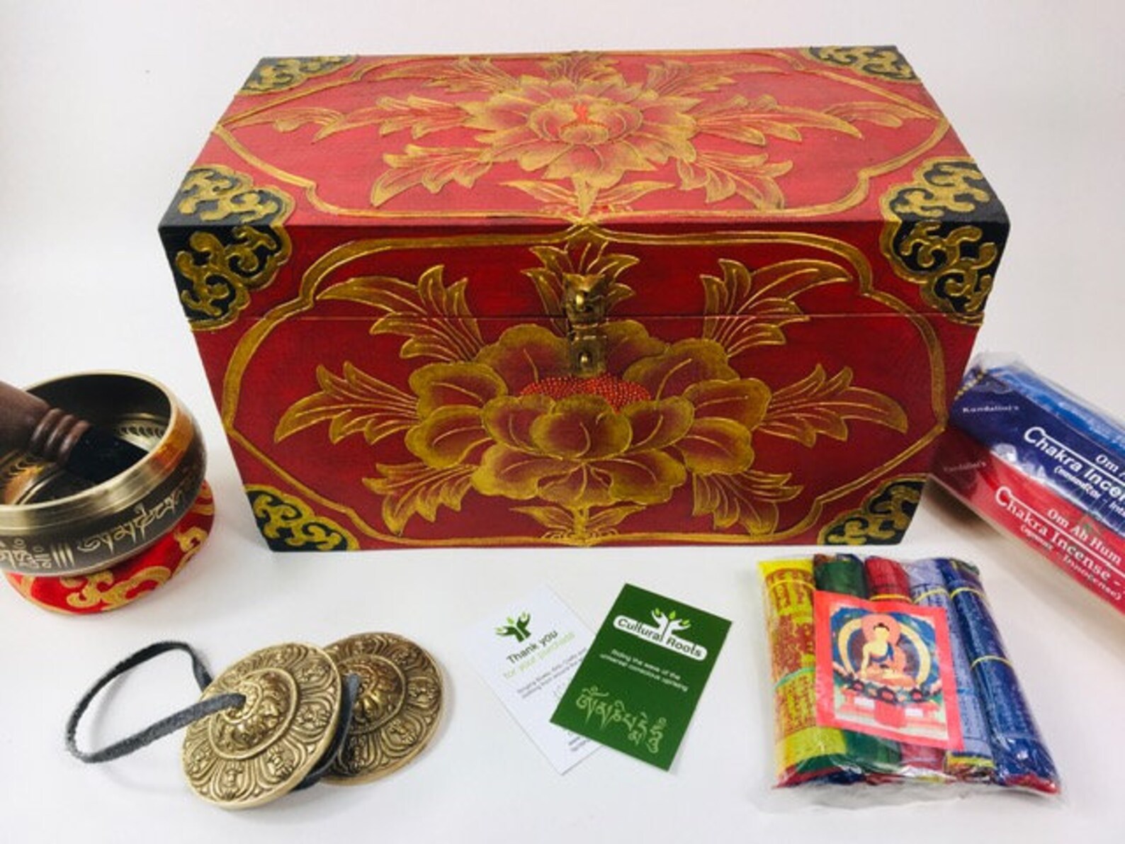 WELLNESS GIFT BOX Meditation Spiritual Buddhist Himalayan | Etsy