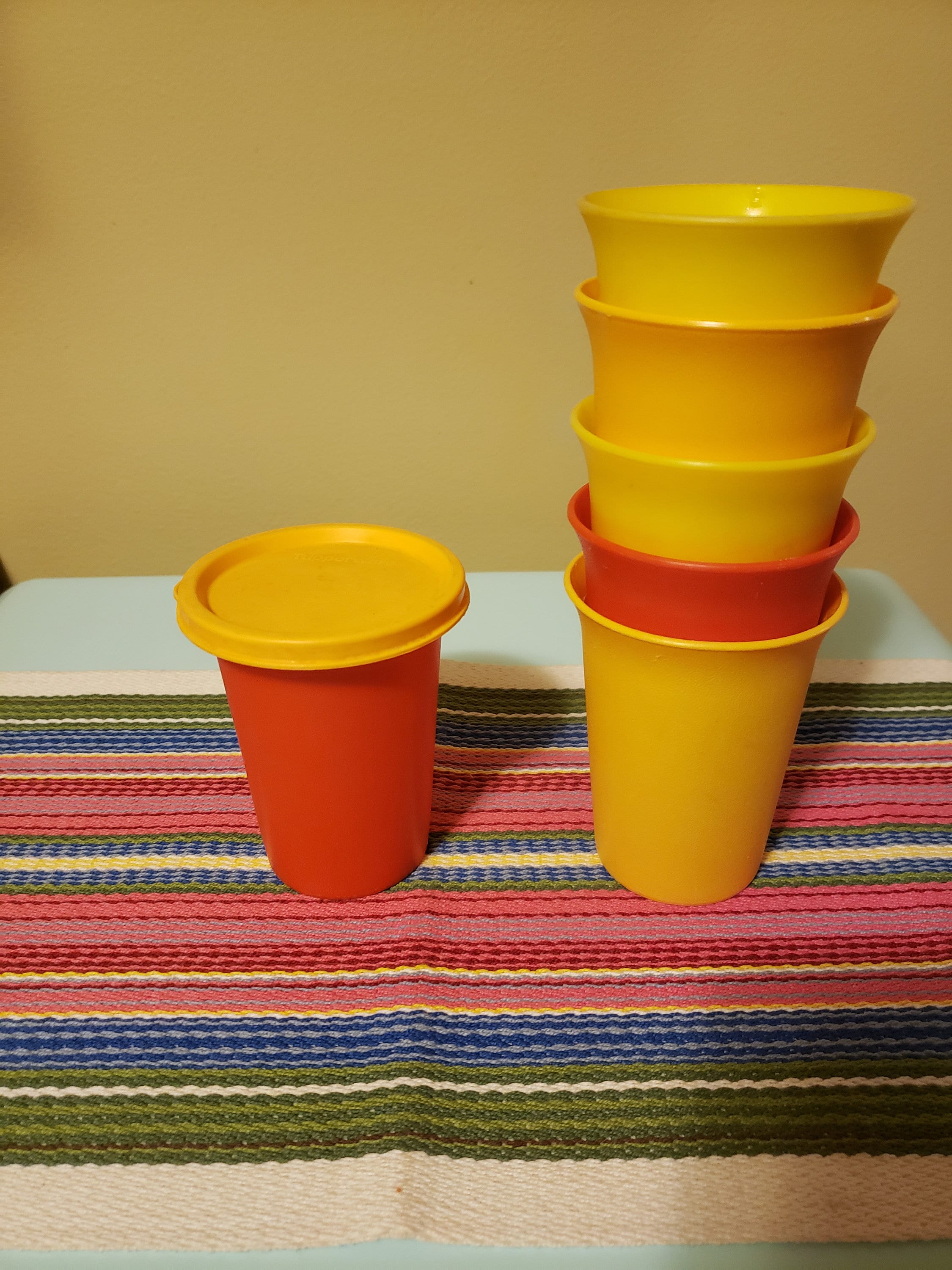 Terrific Vintage 1980's Tupperware Primary Color Six Bell | Etsy