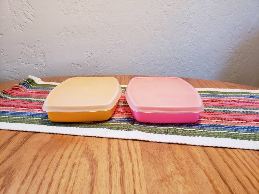 Vintage 1990's Tupperware Packette Divided Snack Container - Etsy