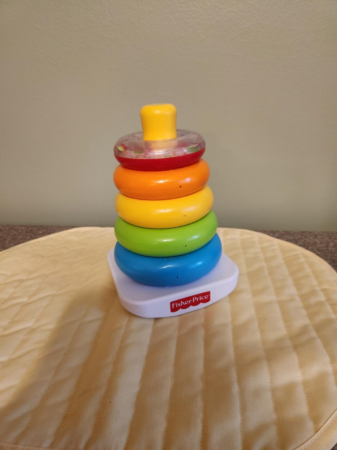 Vintage 2004's Fisher- Price "rock -a- Stack" Primary Color Stacking ...