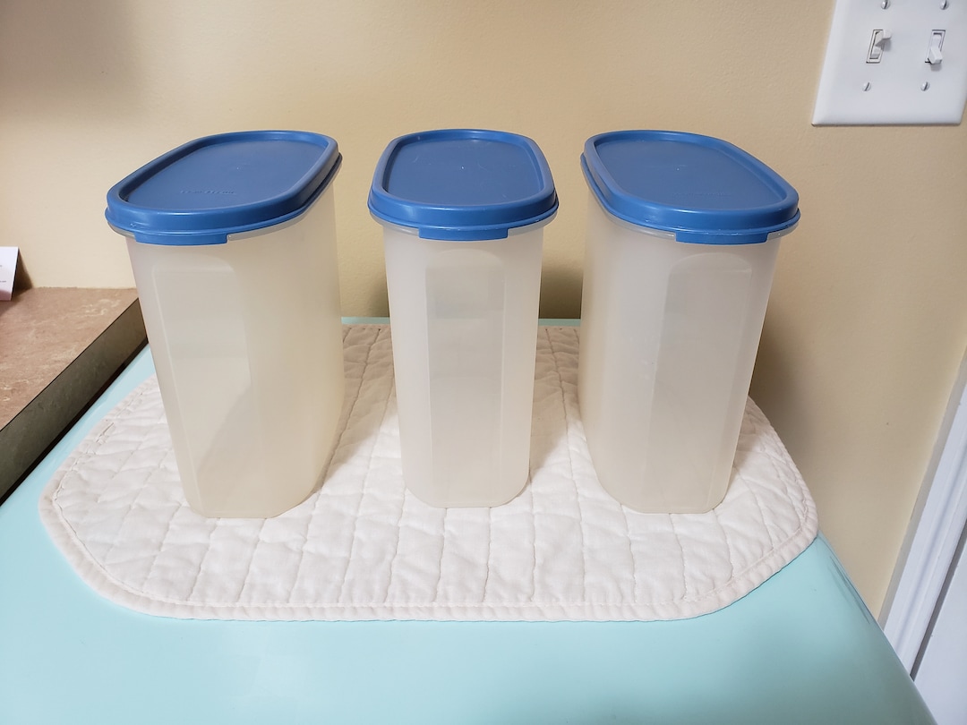 Vintage 1990's Tupperware Modular Mates Set of 3 Containers With Lids ...