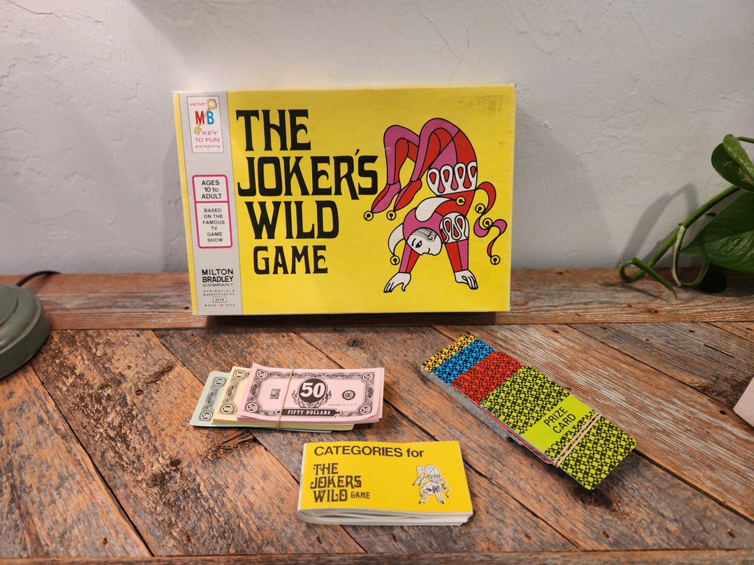 Vintage 1973 Milton Bradley "joker's Wild" Game #4316 - Etsy