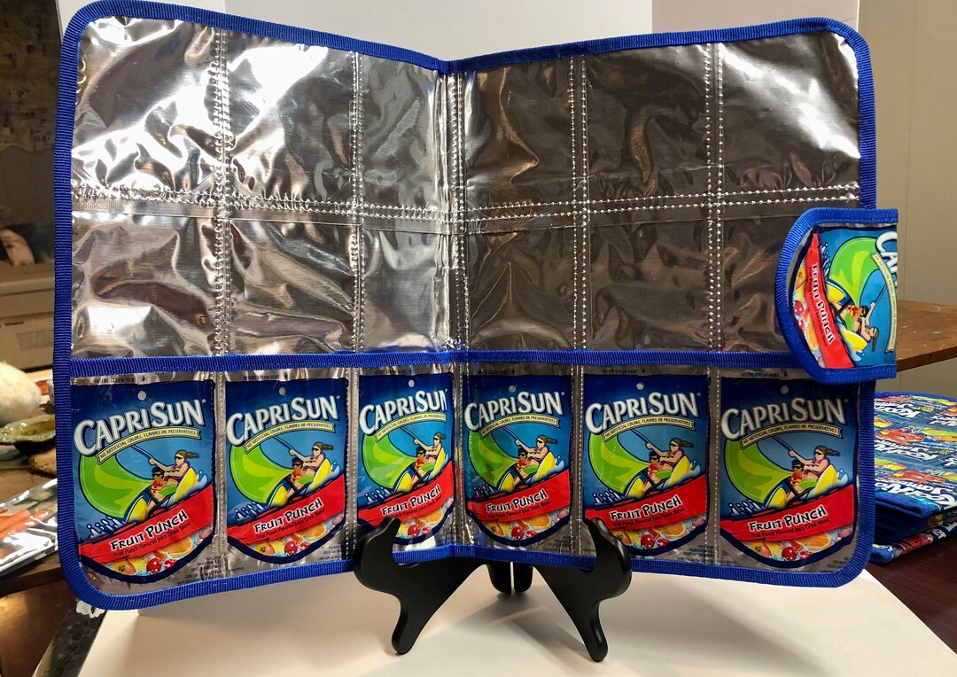 Recycled Capri Sun Folder/portfolio/with Pockets/super Cool! - Etsy