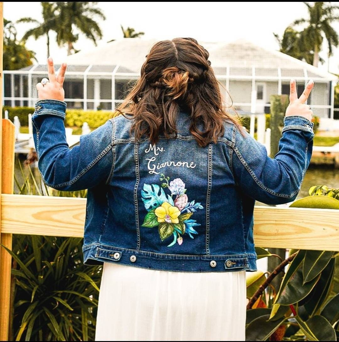 Custom Painted Denim *made to Order* - Etsy