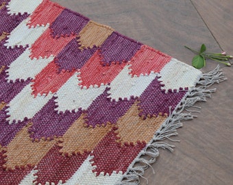 Purple Rag Rug - Etsy