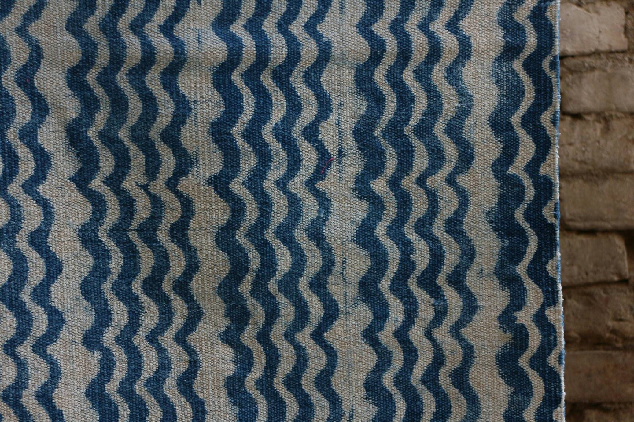 2 X 6 Handwoven Handmade Indigo Runner-rug Traditional - Etsy