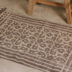 Buy Handmade Cotton, Block Print, Dhurrie Rug Online in India - Etsy