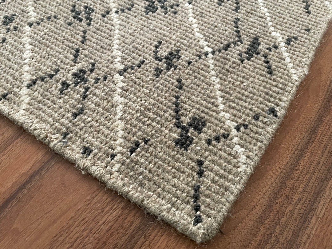 2 X 3 Ft Hand Weave Wool Rug, Shaggy, Small, Traditional Kilim Indian ...