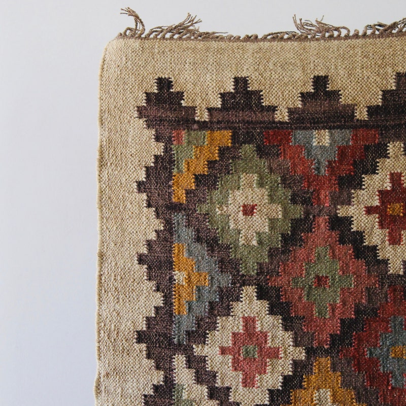 Large Dhurrie Rug - Etsy