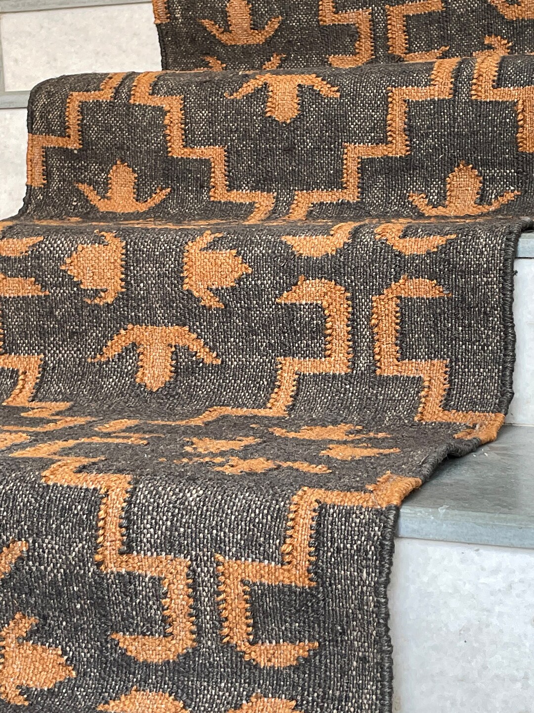 2 X 20 Ft Hand Woven Handmade Kilim Stair Runner Rug Carpet - Etsy
