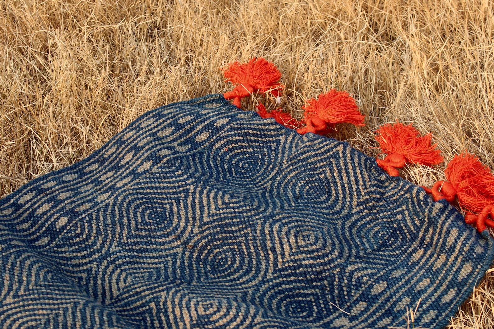Handwoven Handmade Indigo Runner-Rug Jute Runner Traditional | Etsy