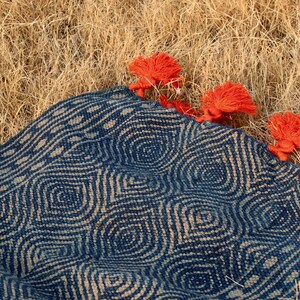 Handwoven Handmade Indigo Runner-Rug Jute Runner Traditional | Etsy