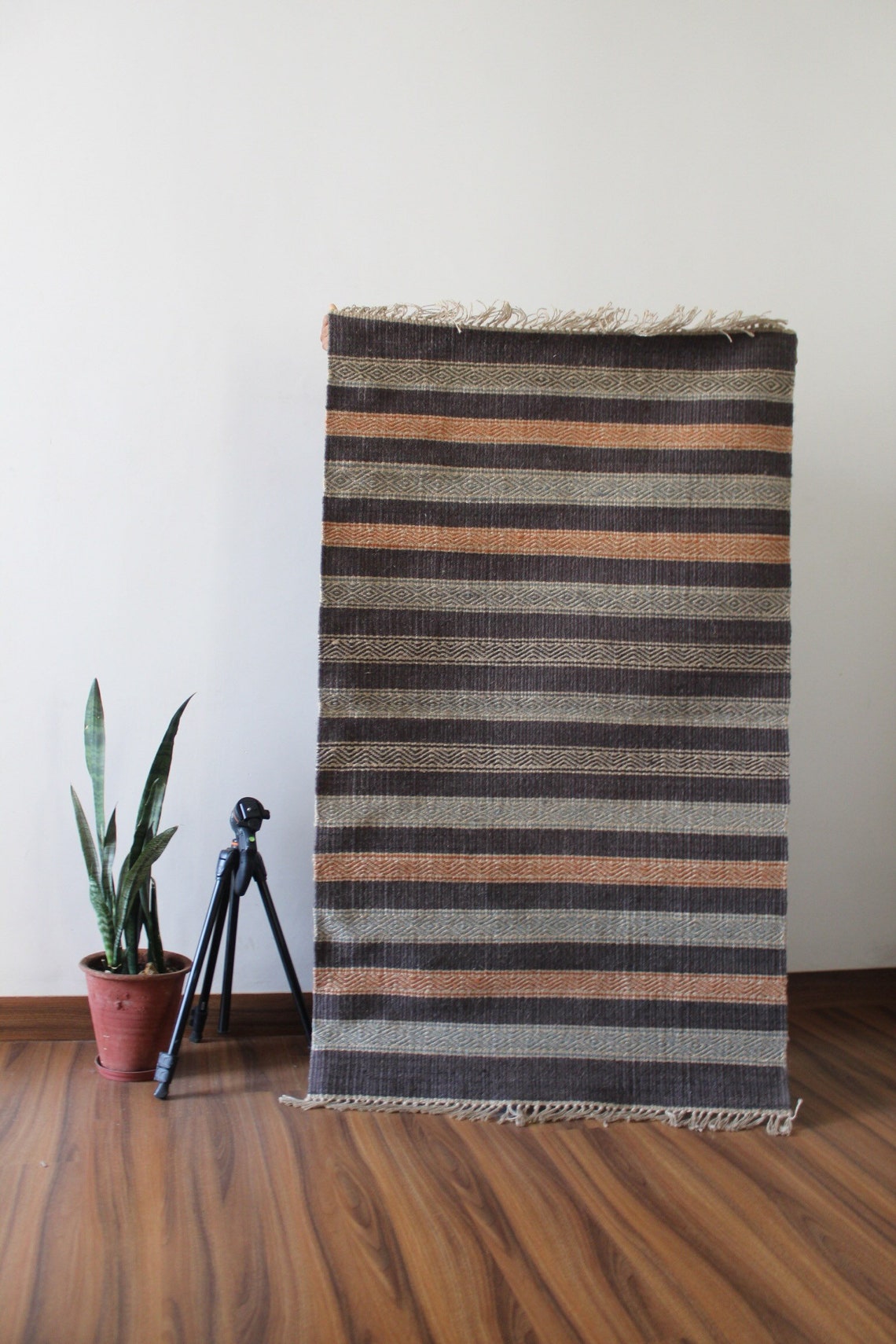 3x5 Handmade Jute Dhurrie Rug Custom Size Jute Dhurrie Small | Etsy