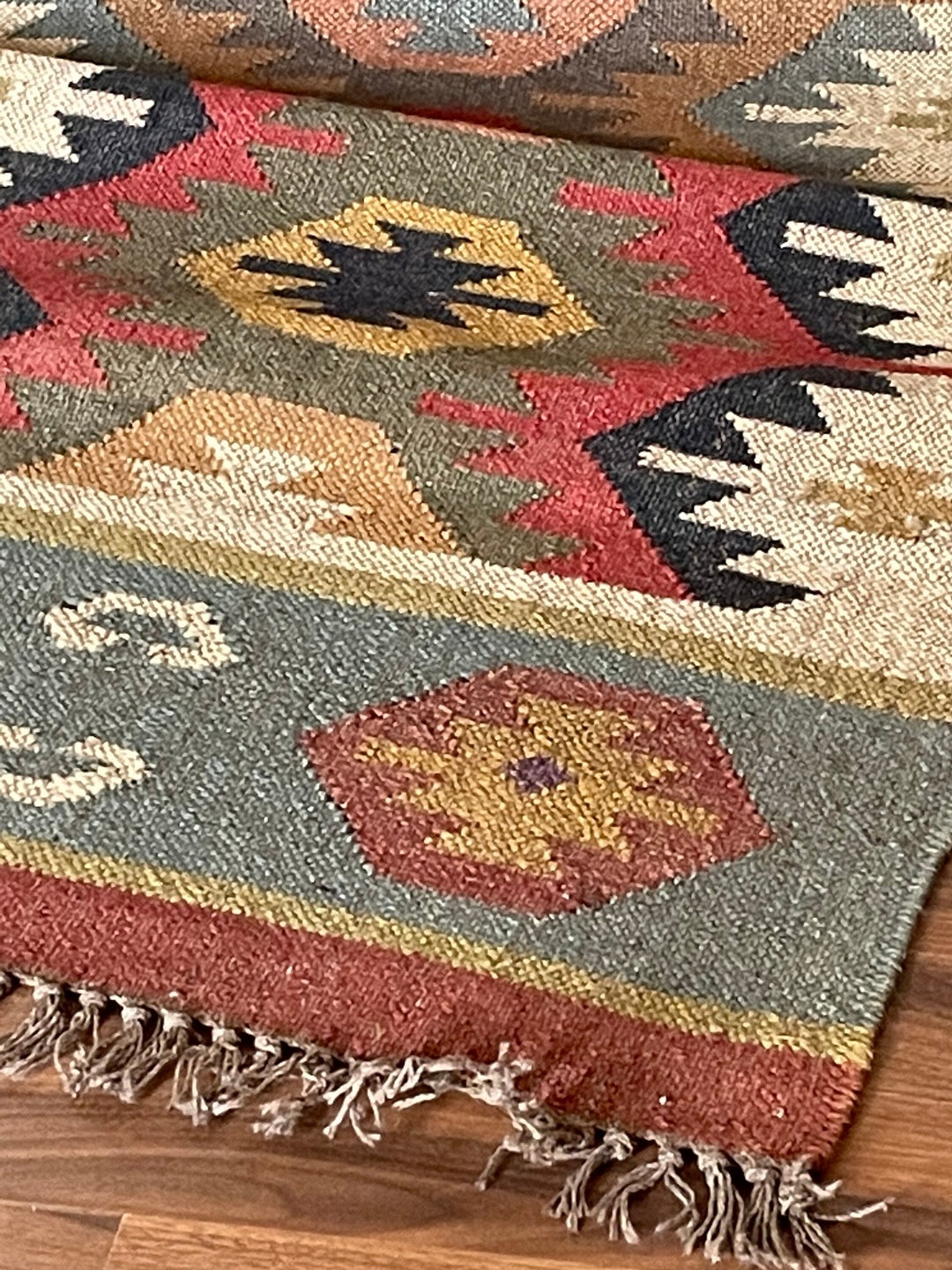 2.5 X 10 Ft - Jute Handwoven Kilim Runner Dhurrie Rug, Handmade, Kelim ...