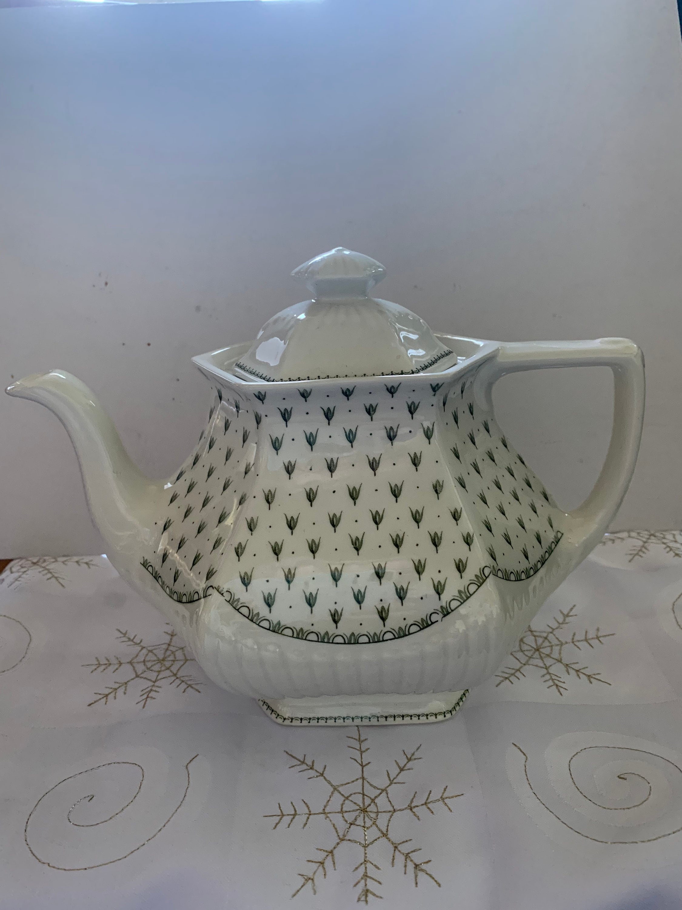 Beautiful Large Adam’s Meadowlands Teapot Rare - Etsy UK