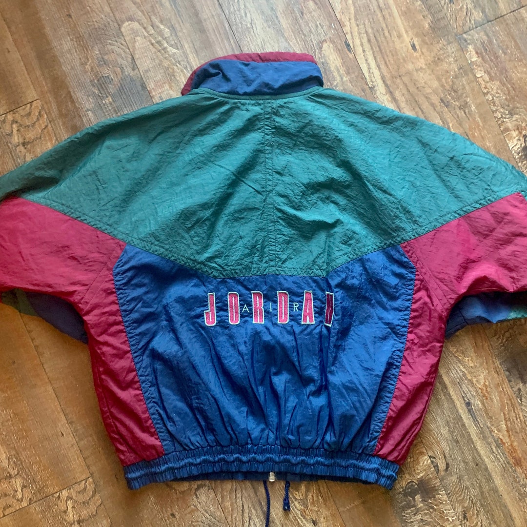 Rare Vintage Retro Nike Air Jordan Youth Boys 90s Jacket Windbreaker - Etsy