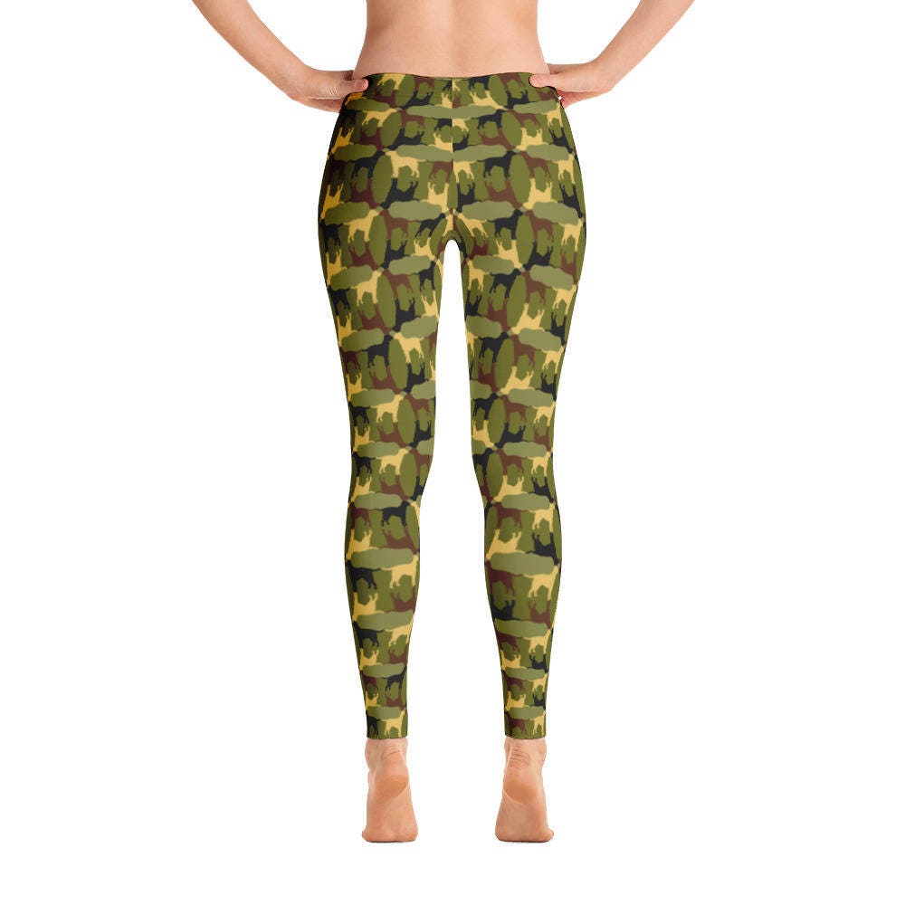 Labrador Retriever Camouflage Leggings, Cute Camo, Labrador Tights ...
