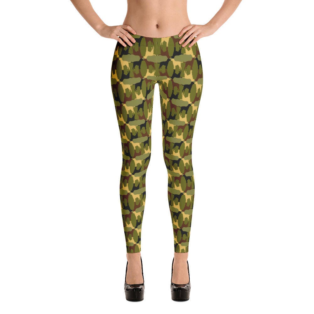Labrador Retriever Camouflage Leggings, Cute Camo, Labrador Tights ...
