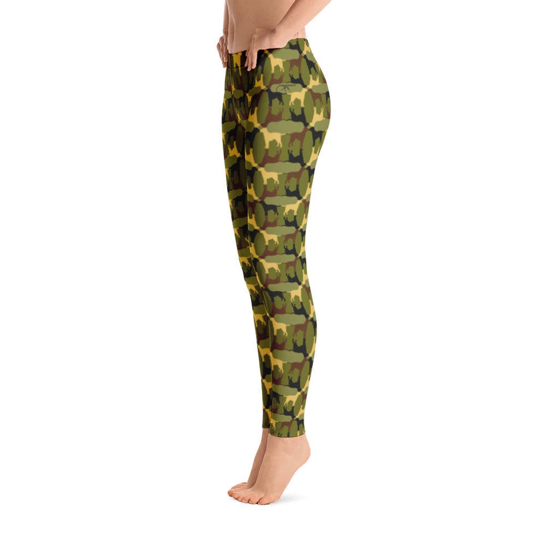 Labrador Retriever Camouflage Leggings, Cute Camo, Labrador Tights ...