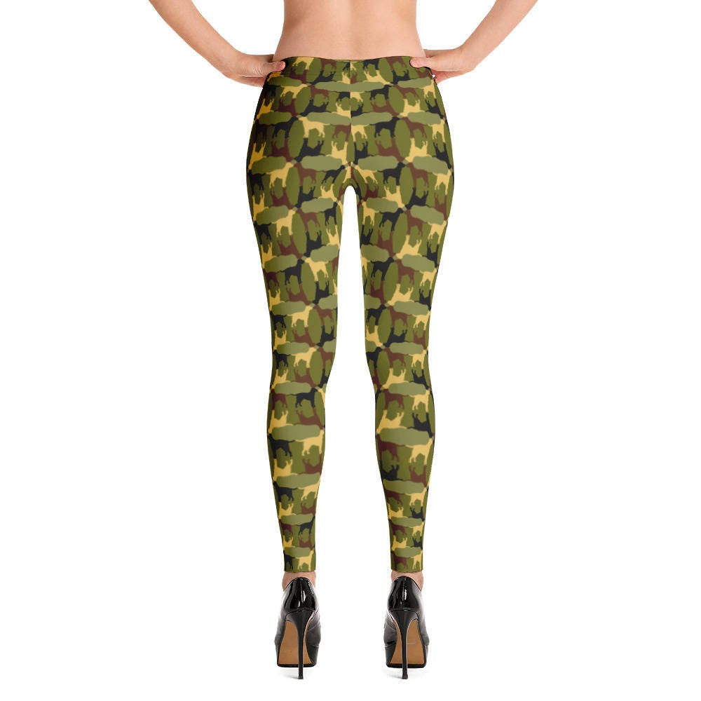 Labrador Retriever Camouflage Leggings, Cute Camo, Labrador Tights ...