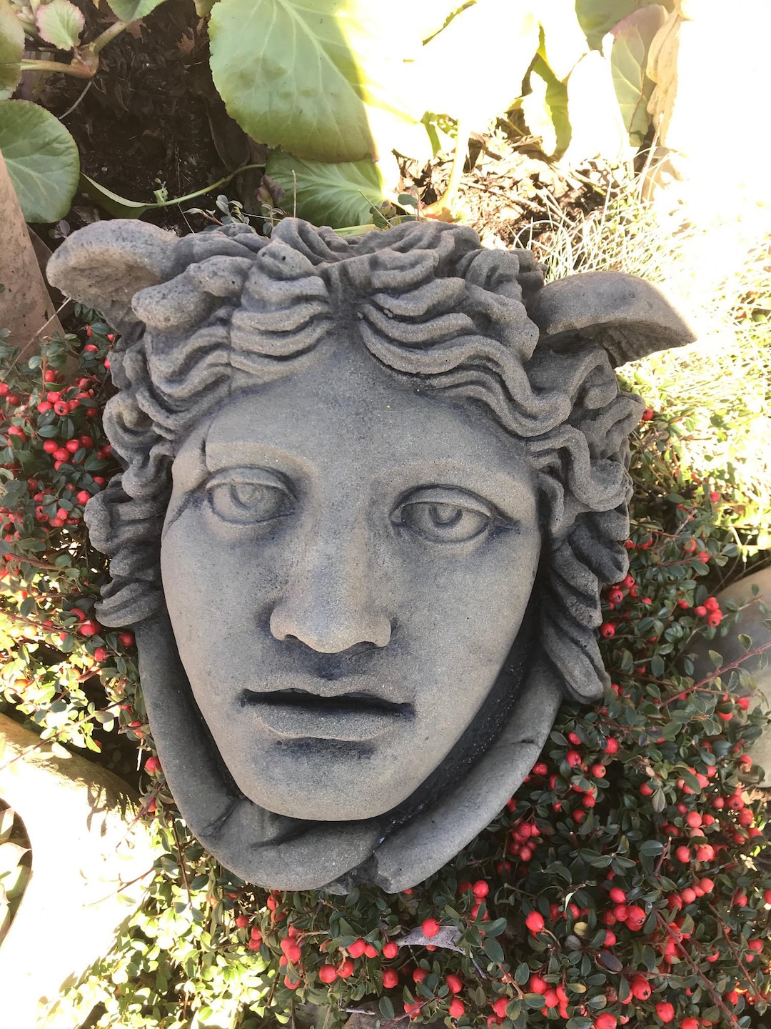 Medusa Head Mural Wall Ornaments Art Sandstone Antique Look F 37 - Etsy